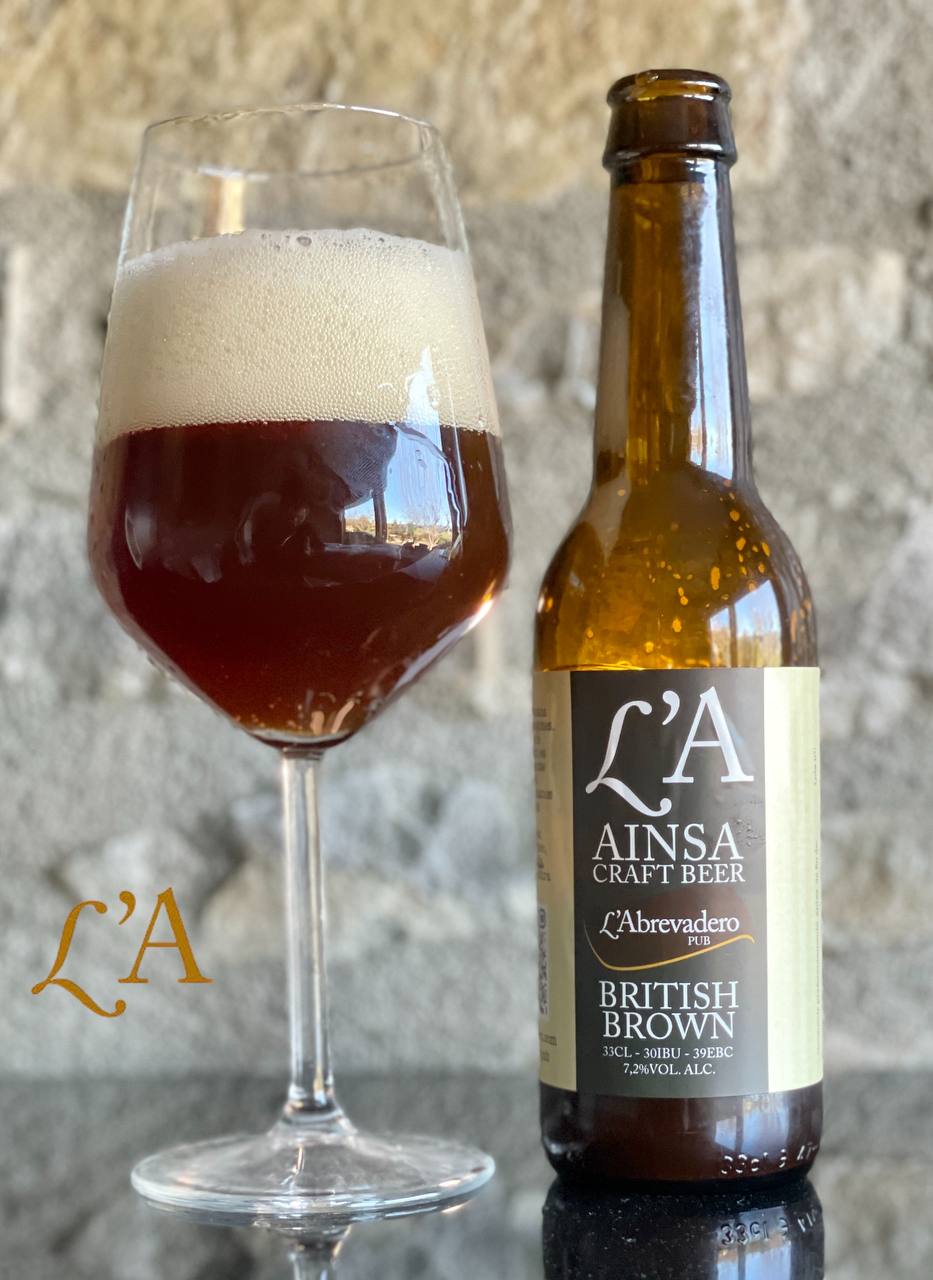 L'A Beer British Brown | Mi primera cerveza.